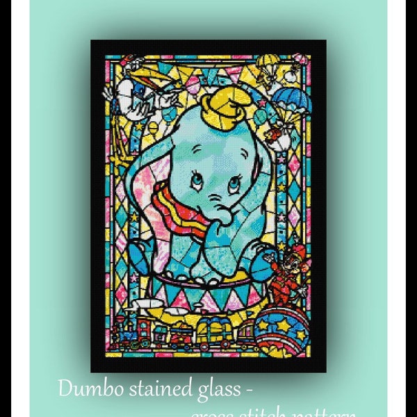 Dumbo Cross Stitch Pattern - Etsy