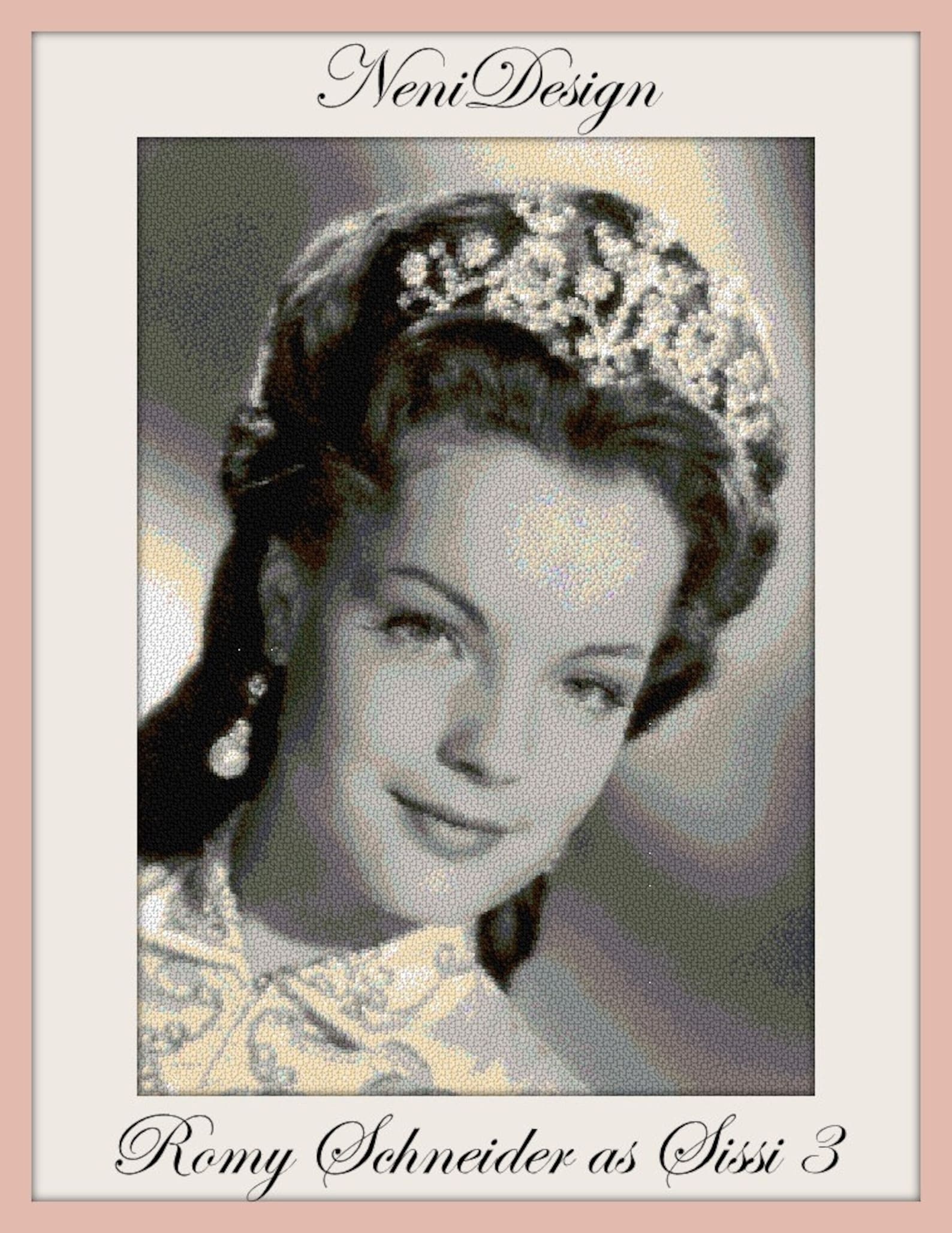 Romy Schneider as Sissi 3 Cross Stitch Pattern Celebrity Cross - Etsy