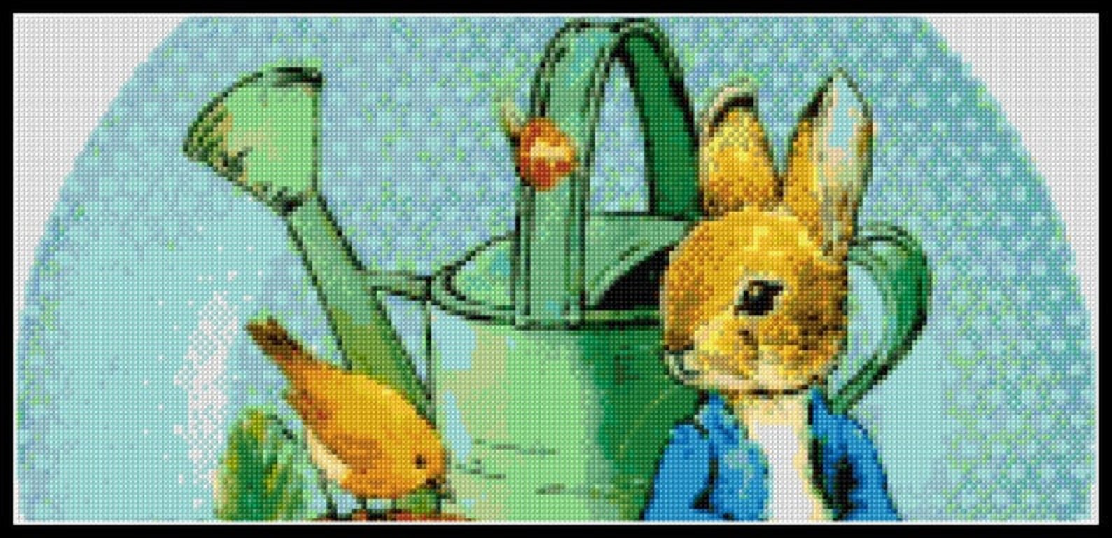 Peter Rabbit 2, Cross Stitch Pattern, Cross Stitch, Peter Rabbit Cross ...