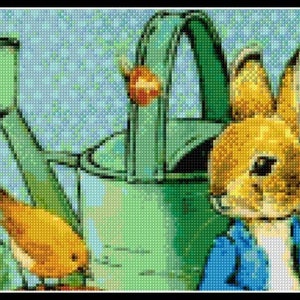 Peter Rabbit 2, Cross Stitch Pattern, Cross Stitch, Peter Rabbit Cross ...