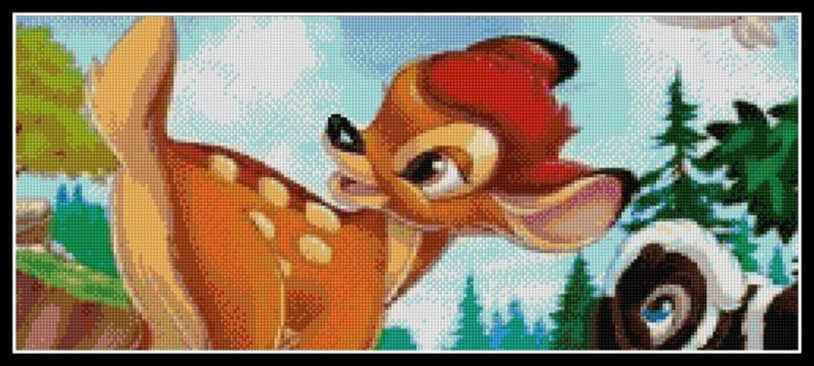 Bambi 1 Cross Stitch Pattern Bambi Pattern Bambi Decoration - Etsy
