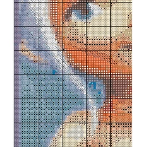 Periwinkle Portrait, Cross Stitch Pattern, Periwinkle Cross Stitch Kids ...