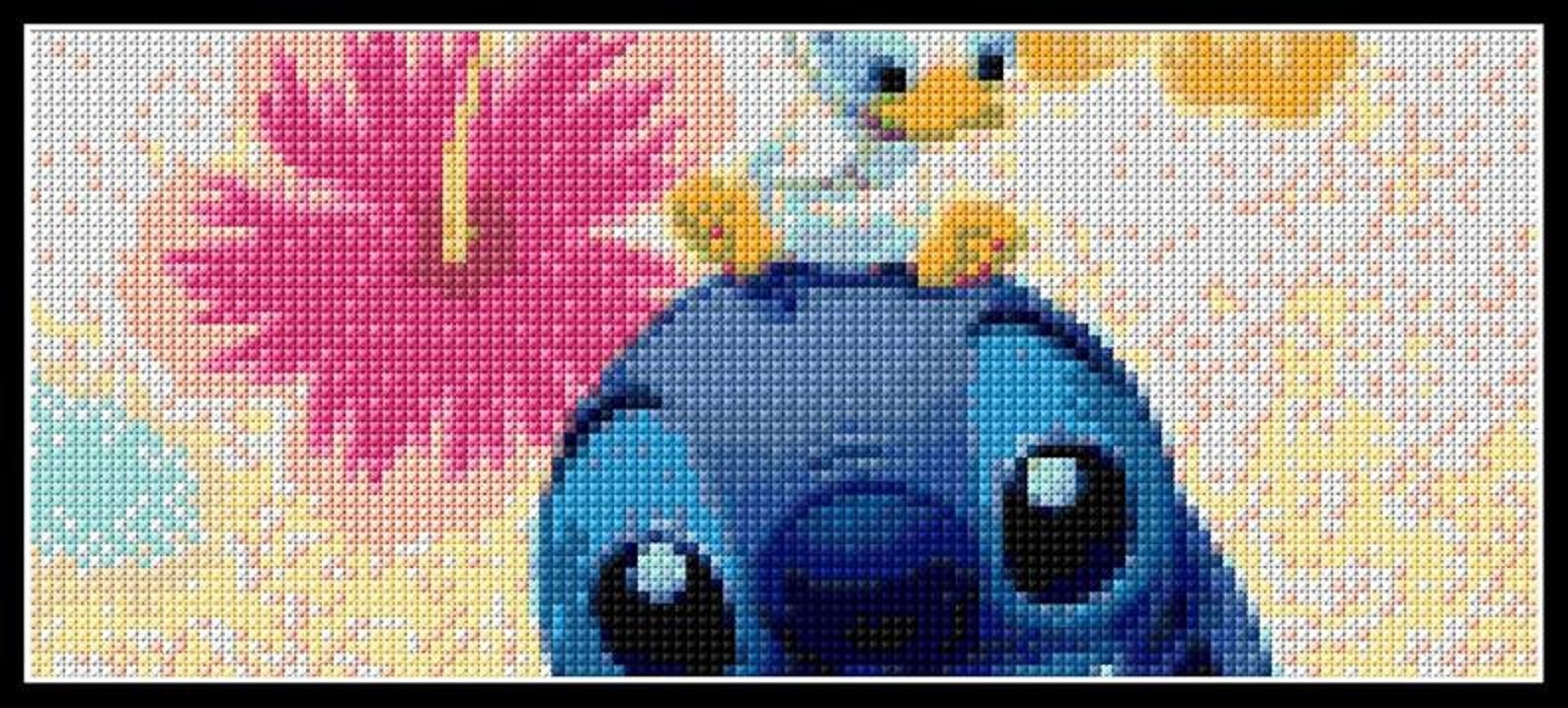 Cute Stitch Cross Stitch Pattern DIY Stitch Cross Stitch Kids - Etsy