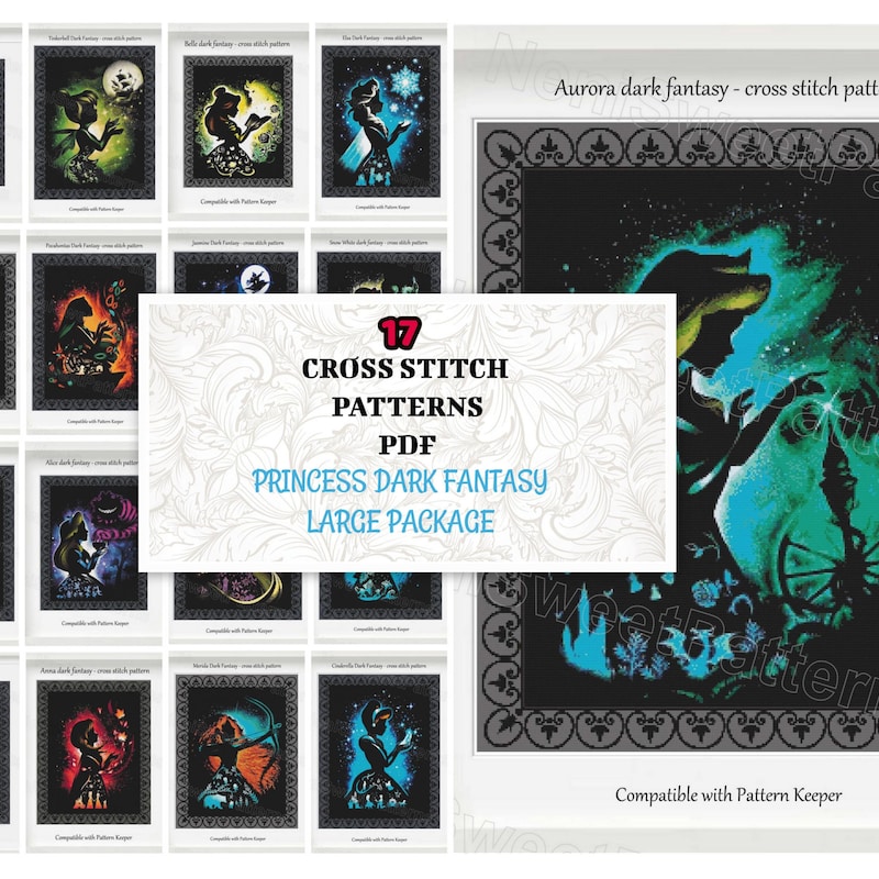 Princess Cross Pattern - Etsy