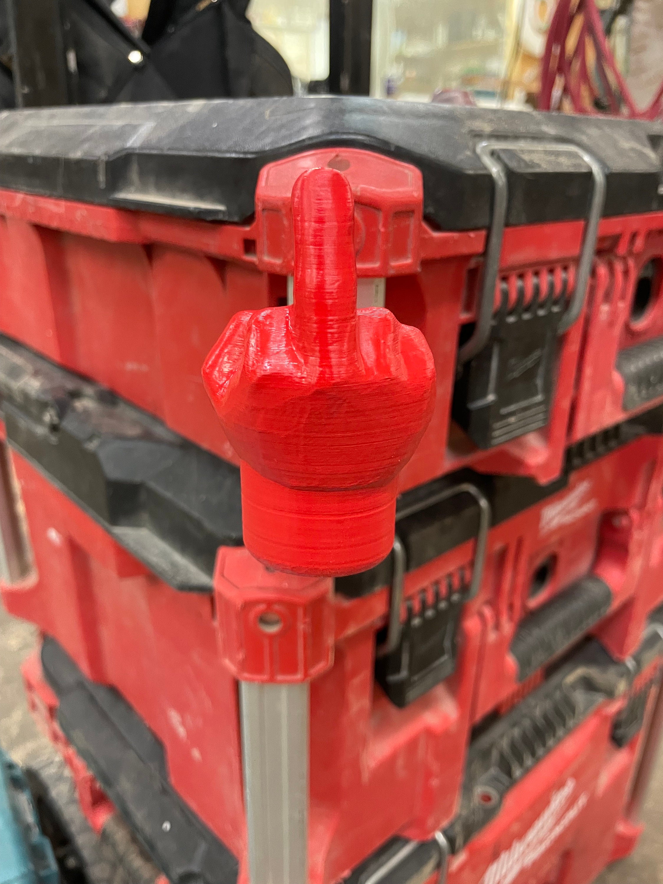 Milwaukee Packout Middle Finger Hanger .STL DOWNLOAD - Etsy