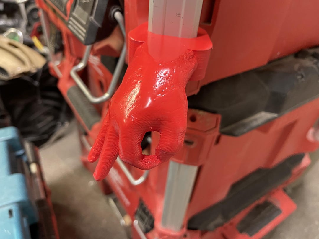 Milwaukee Packout "gotcha" or "circle Game" Hanger Mount .STL DOWNLOAD ...