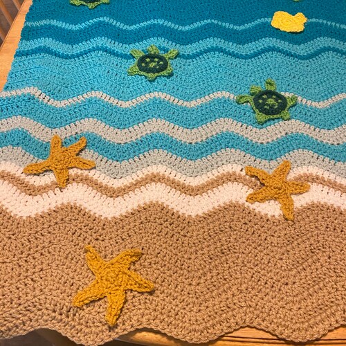 Sea Turtle Blanket | Etsy