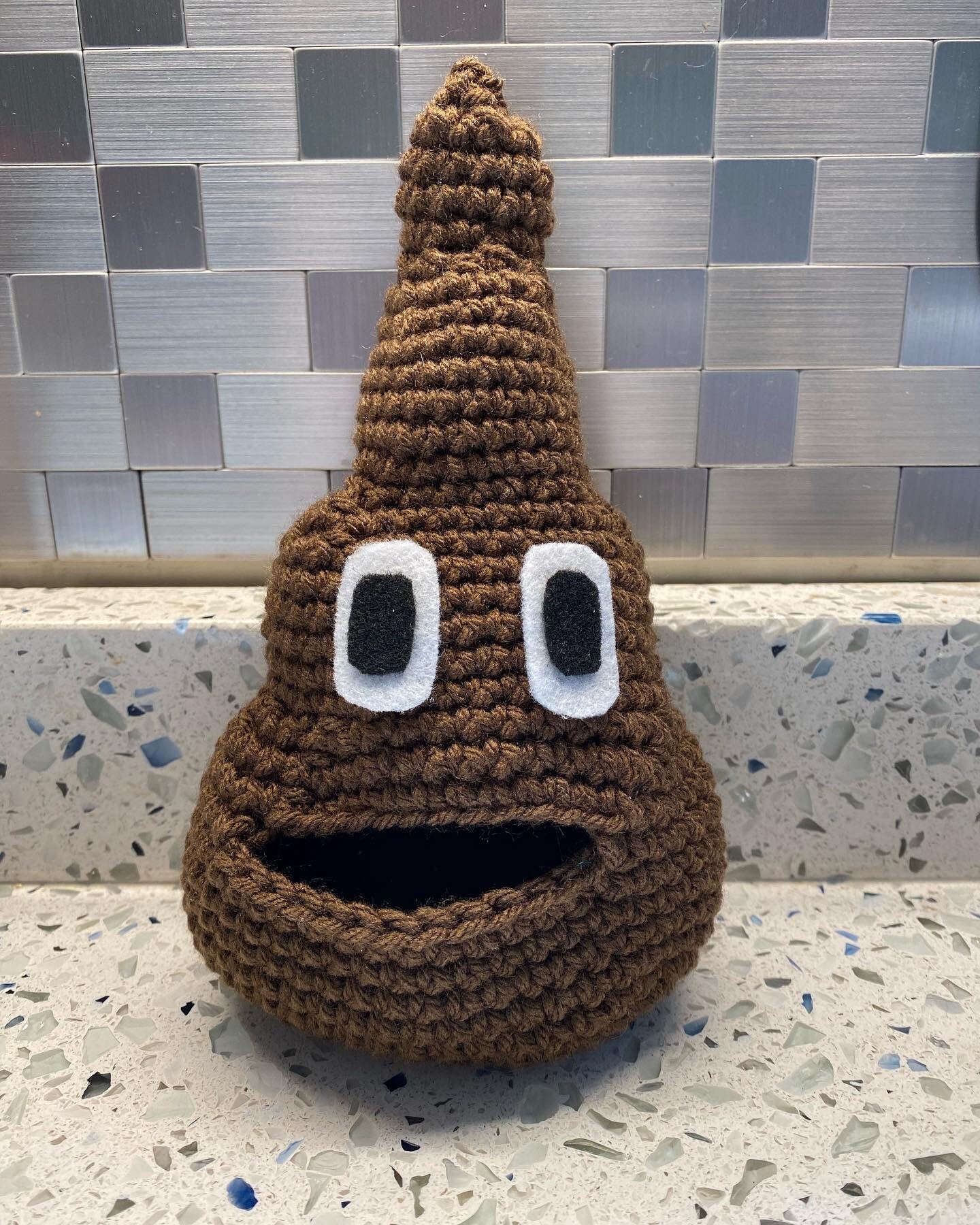 Poop Emoji Poop Bag Holder - Etsy