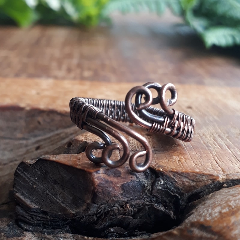 Adjustable Wire Ring - Etsy