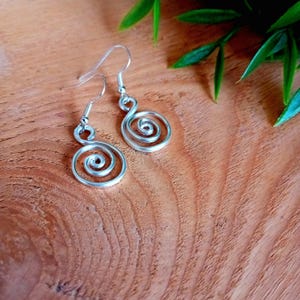 Alice Silver Spiral Celtic Necklace and Earring Set: Wedding Jewelry - Etsy