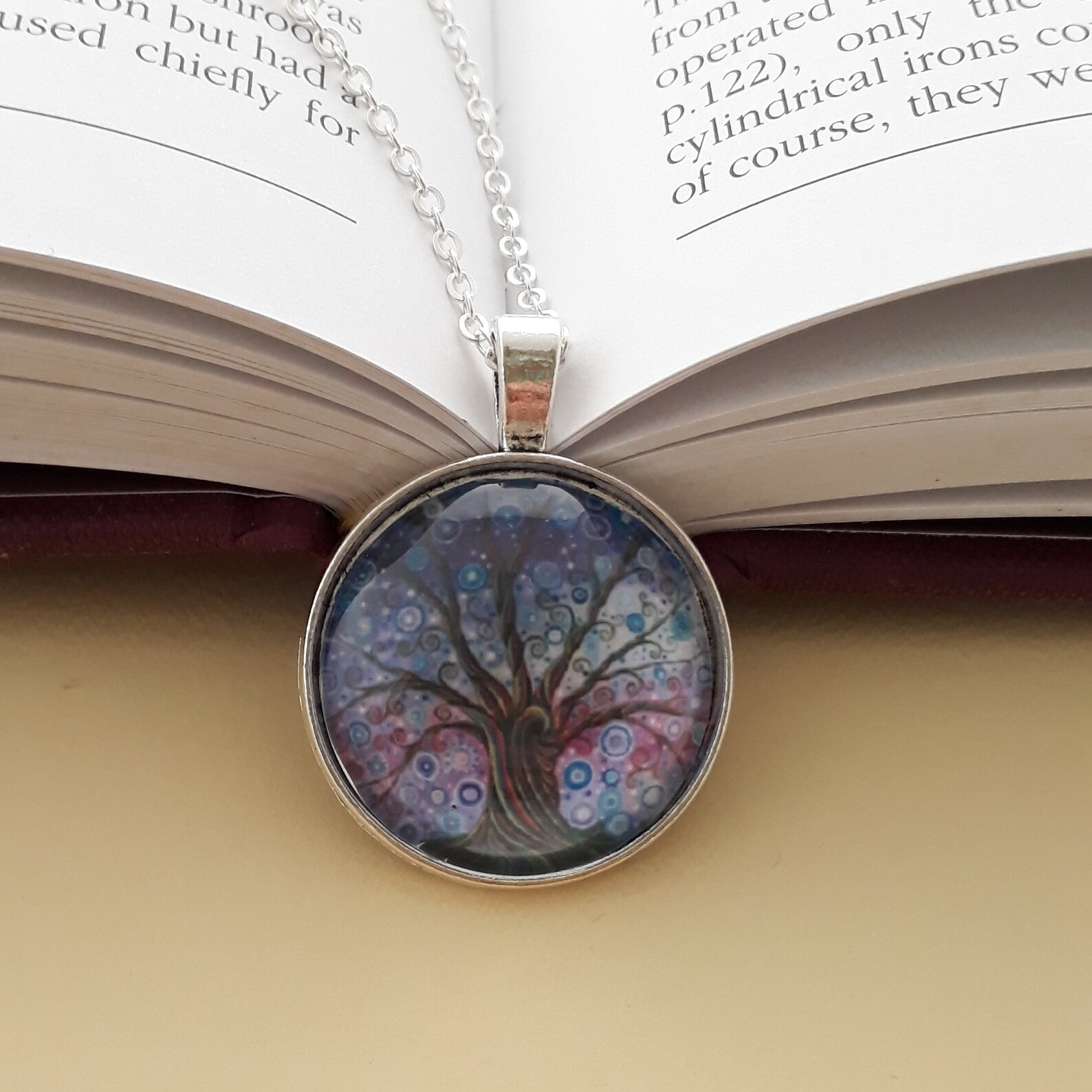 Tree of Life Charm Pendant, Unique Tree Charm, Original Art Pendant ...