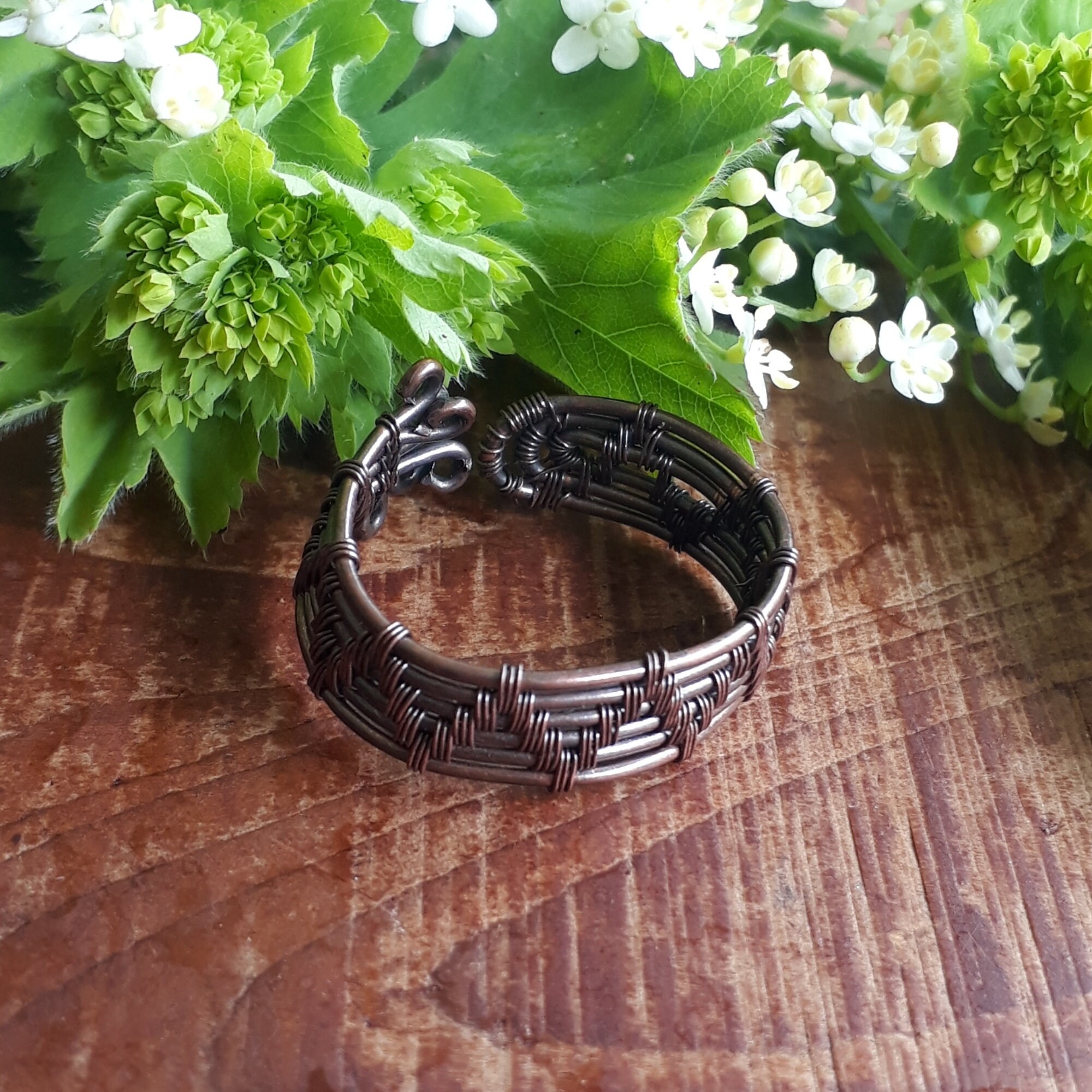 Adjustable Pinch Copper Wire Wrapped Ring, Rings for Men or Women - Etsy