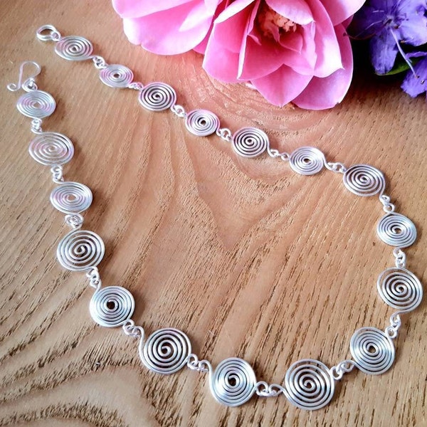 Spiral Necklace - Etsy