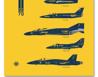 Blue Angels Posters | Etsy