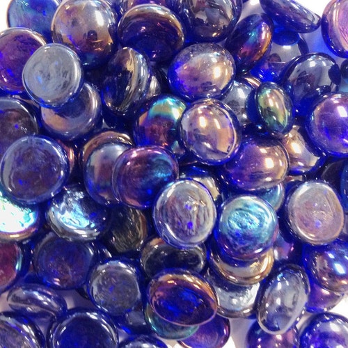 100 Mixed Colors Glass Gems Stones Mosaic Pebbles - Etsy