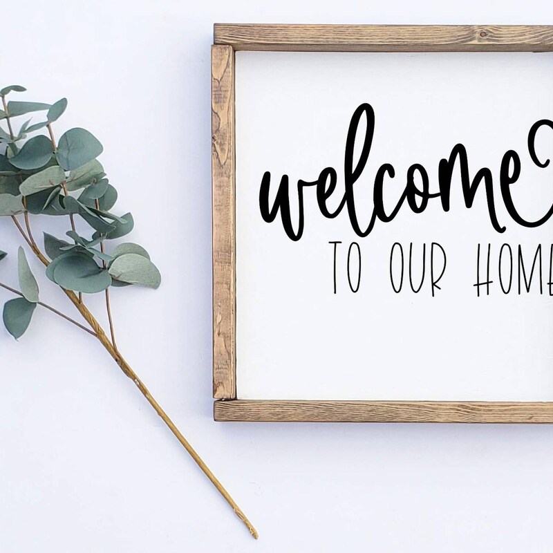 Foyer Welcome Sign - Etsy