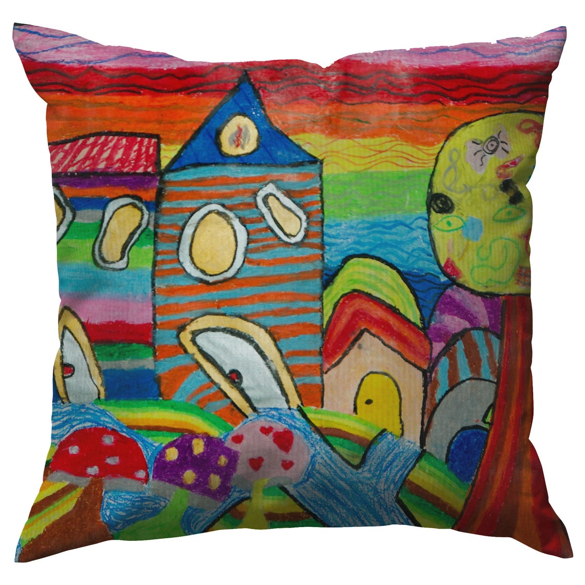 Custom Cushion From Your Kid's Drawing Design Your | Etsy