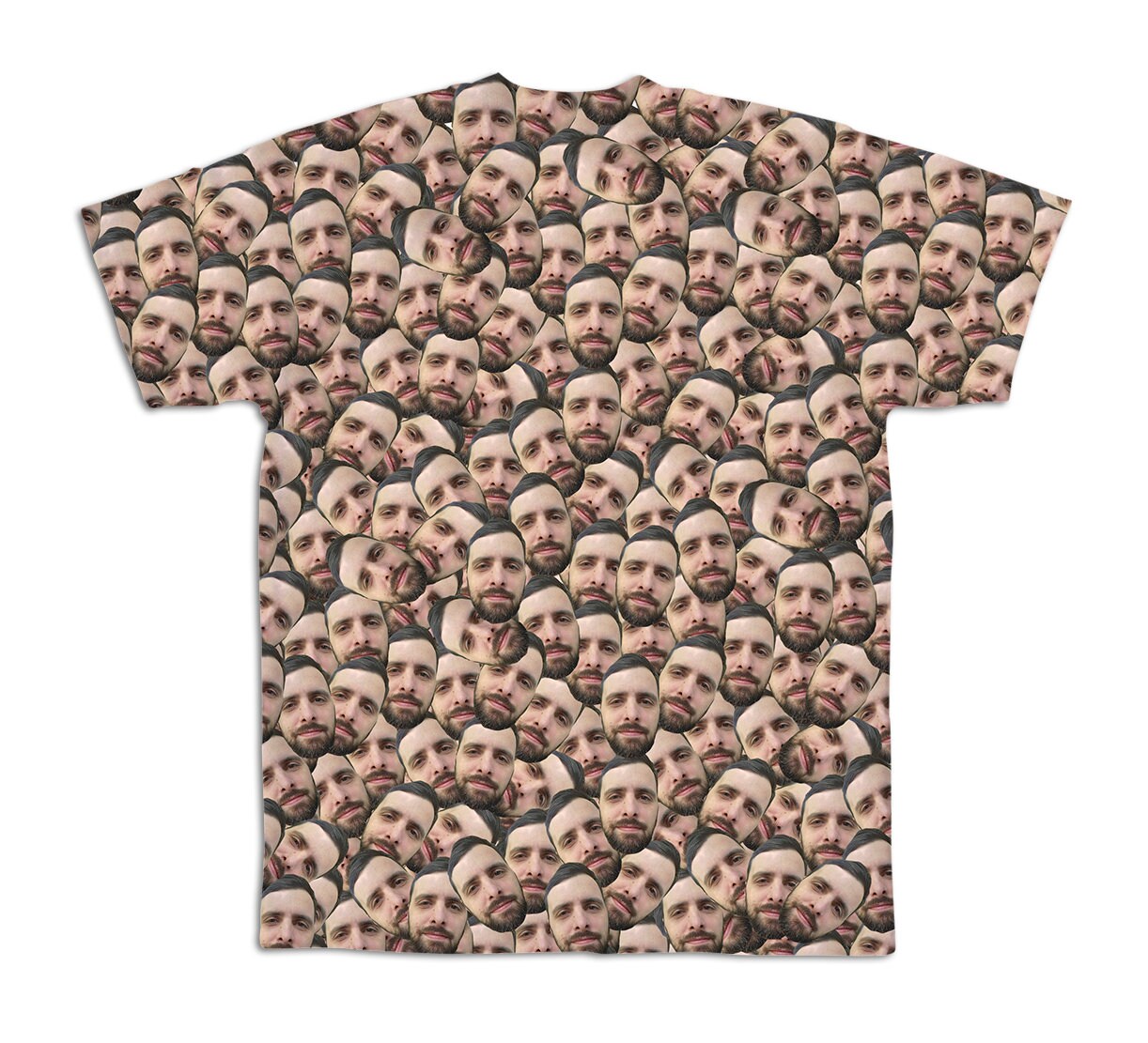 Custom Faces Tshirt From Your Photo Design Your Fullprint | Etsy