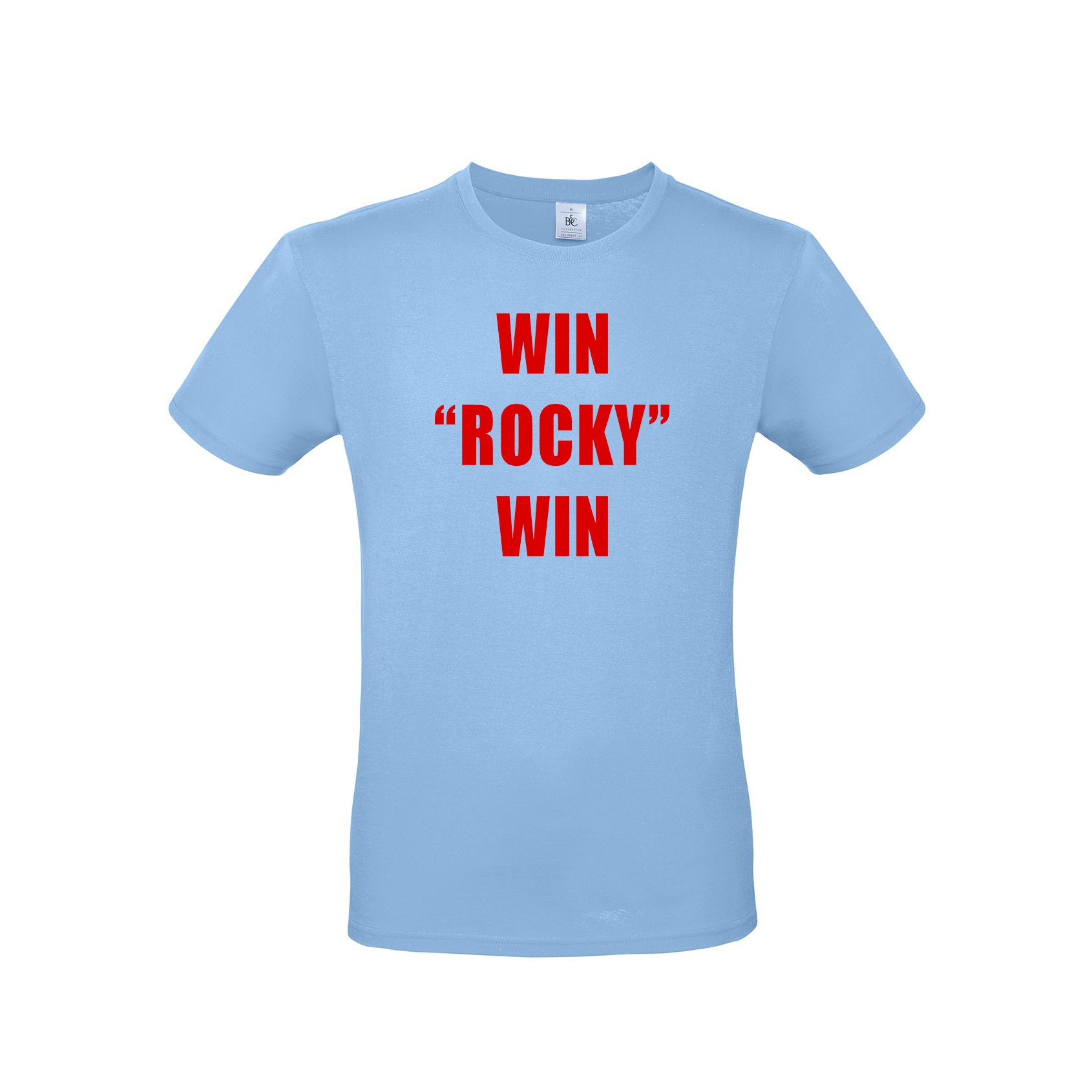 WIN ROCKY WIN Shirt - Iconic Movie T-shirt Sylvester Stallone Italian ...