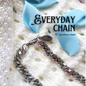 Everyday Chain + Ballerina Baddie Stack | Stainless Steel Choker ...