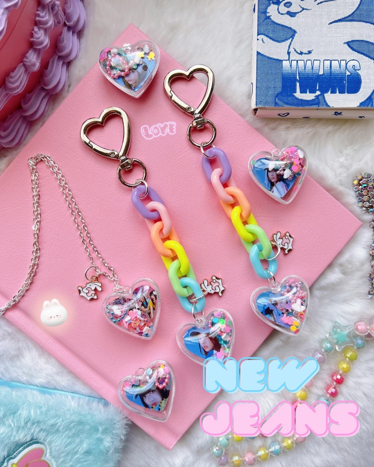 Newjeans OMG Hybe Boy Ditto NWJNS Bubble Keychain or - Etsy
