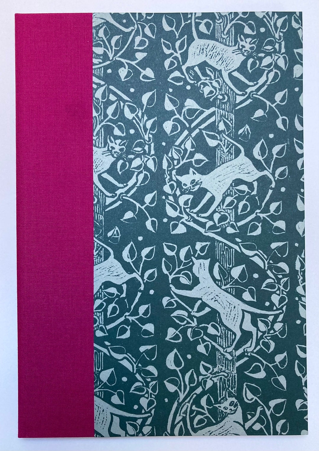 Cambridge Imprint Peggy Angus Cats Pattern Notebook - Etsy UK