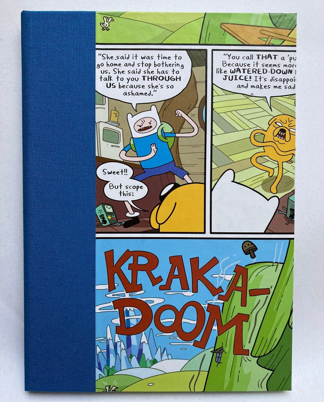 Adventure Time Comic Notebook - Etsy