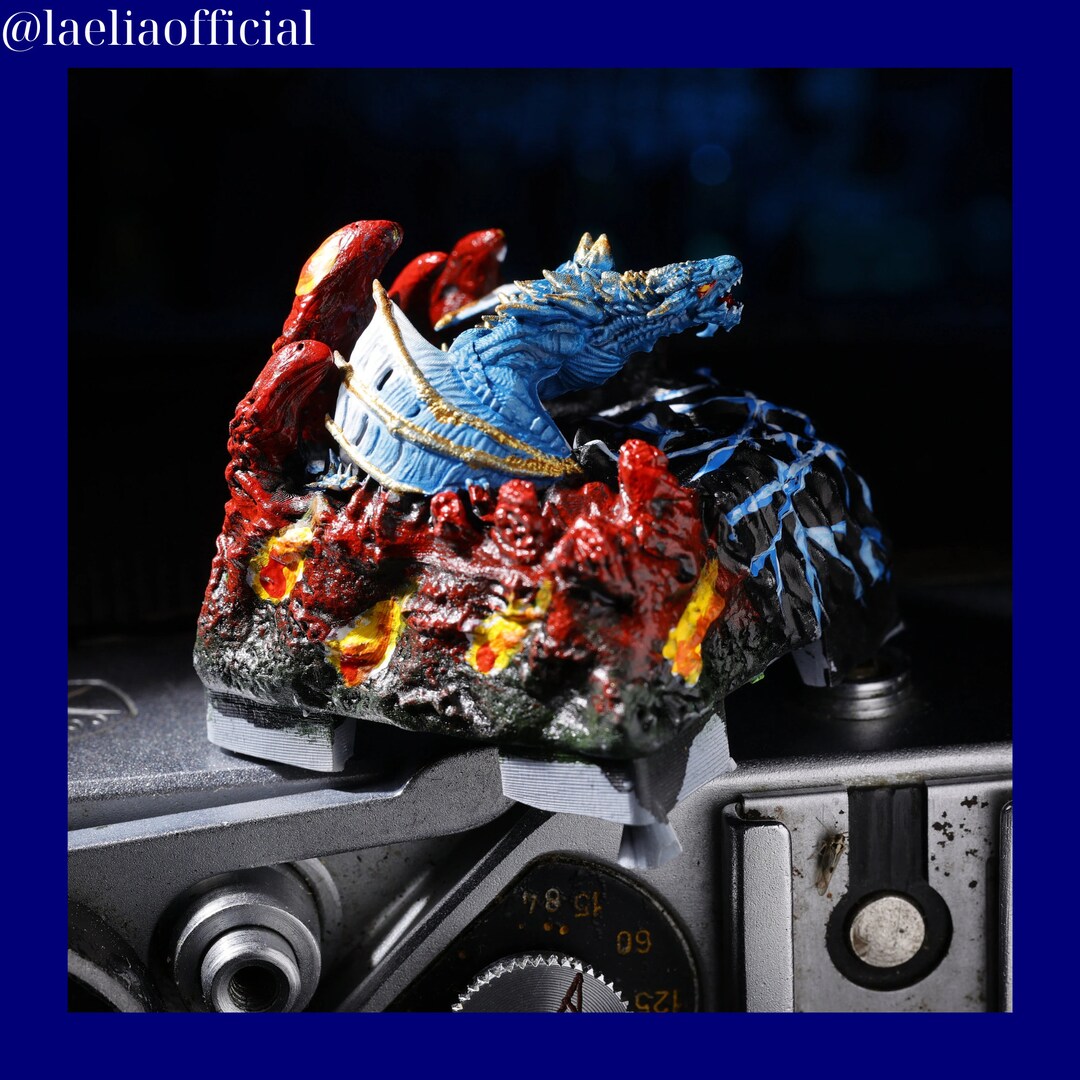 Bule Dragon Custom Keycaps, Artisan Keycap, Artisan Keycaps Anime ...