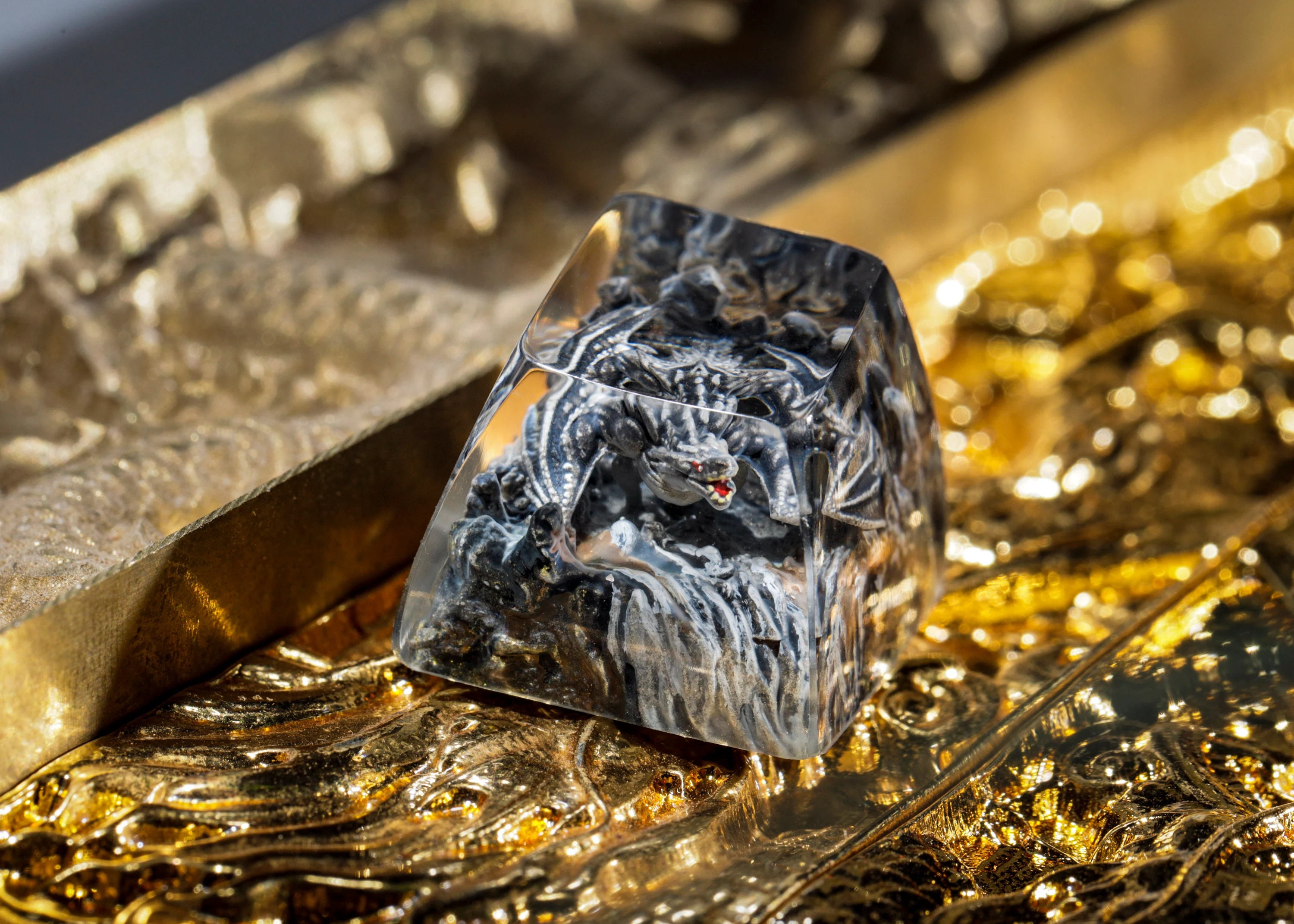 Stone Dragon Custom Keycaps, Artisan Keycap, Artisan Keycaps Anime ...