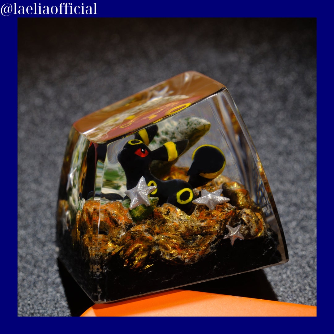 UMBREON DIORAMA, Custom Diorama for Art Deco, Dragon Resin for ...