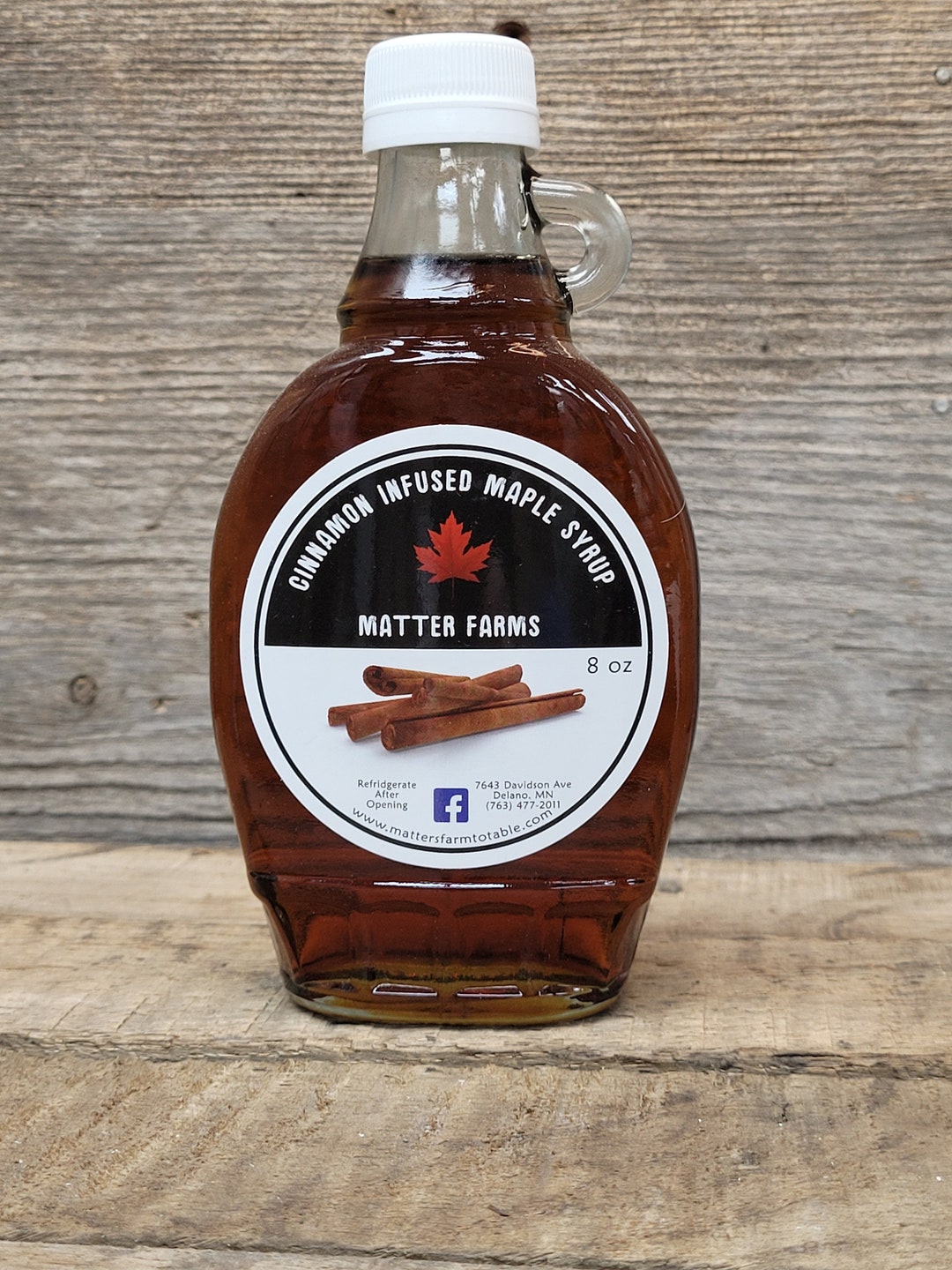 Cinnamon Maple Syrup 8oz; Small-batch, Premium, Unique, Amazing Flavor ...