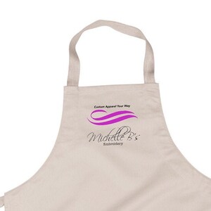 Your Company Logo Apron-company Logo Work Apron-bakers Apron-unisex ...