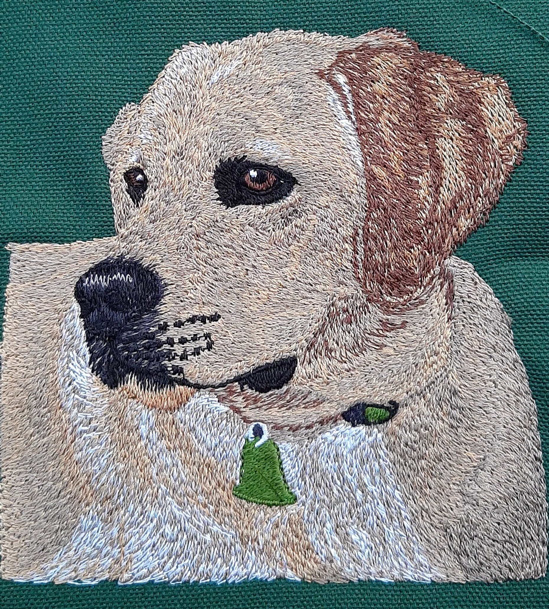 Dog Machine Embroidery Design-Labrador Retriever Embroidery - Etsy 日本