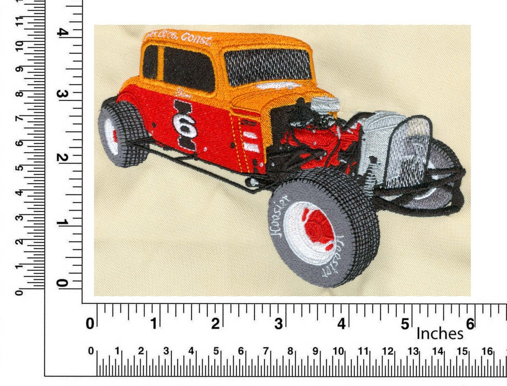 Rat Rod Machine Embroidery Design Sewing & Needlecraft Embroidery Craft ...