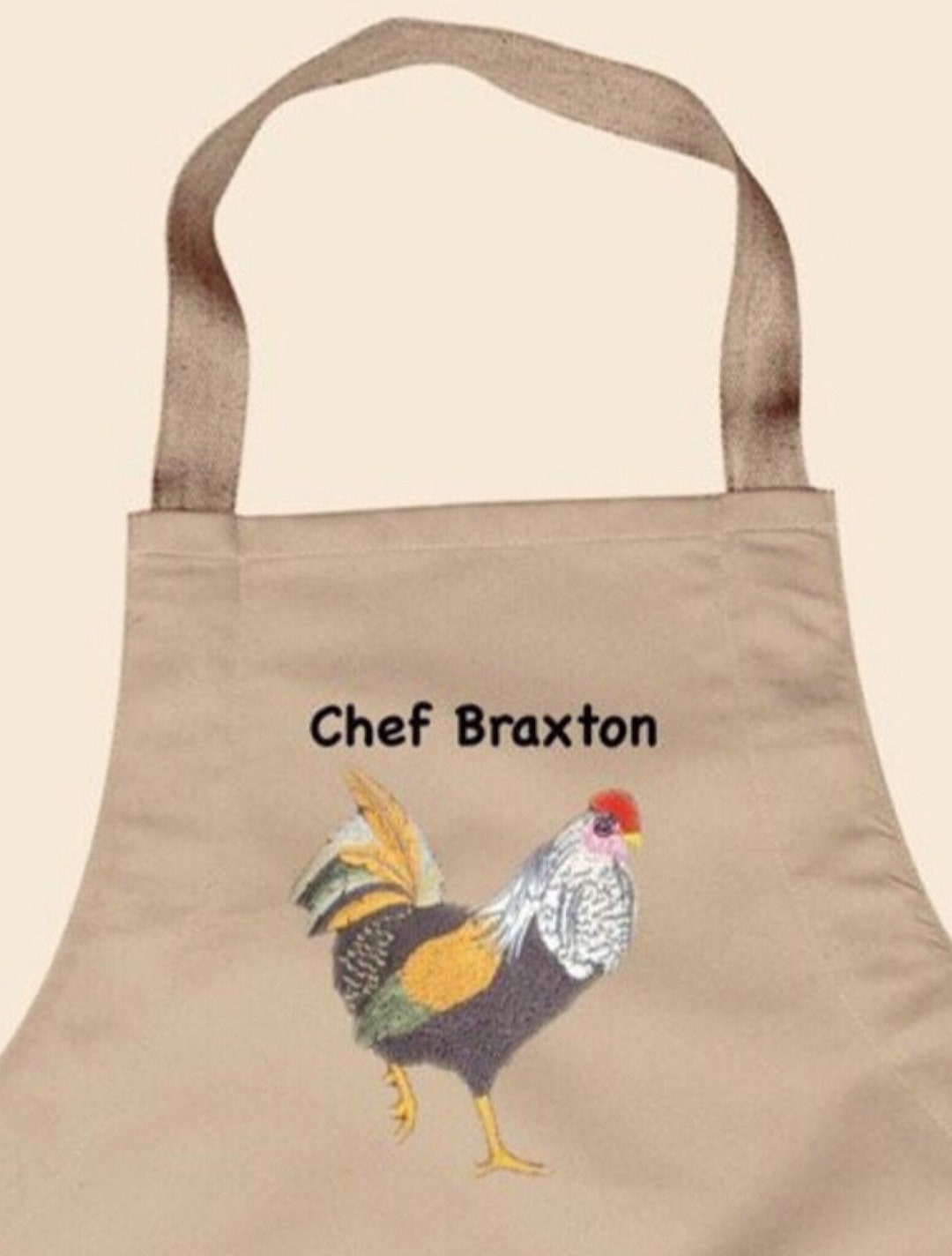 Personalized Embroidered Rooster Apron-mens Grilling-rooster Lover ...
