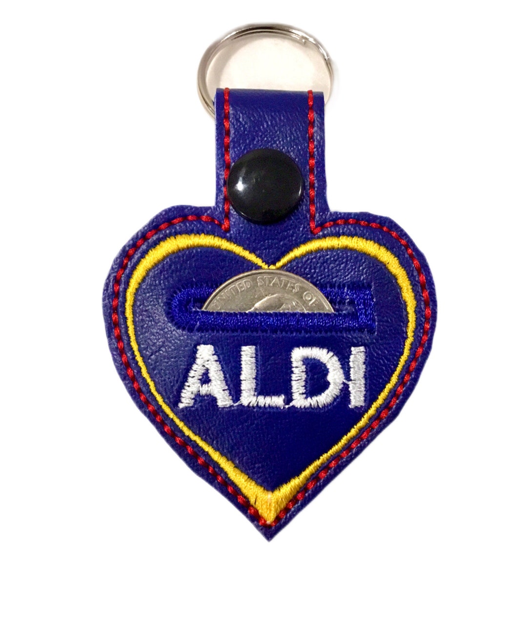 Aldi Quarter Holder Shopping Cart Keychain-aldi Key Fob Quarter Keeper ...