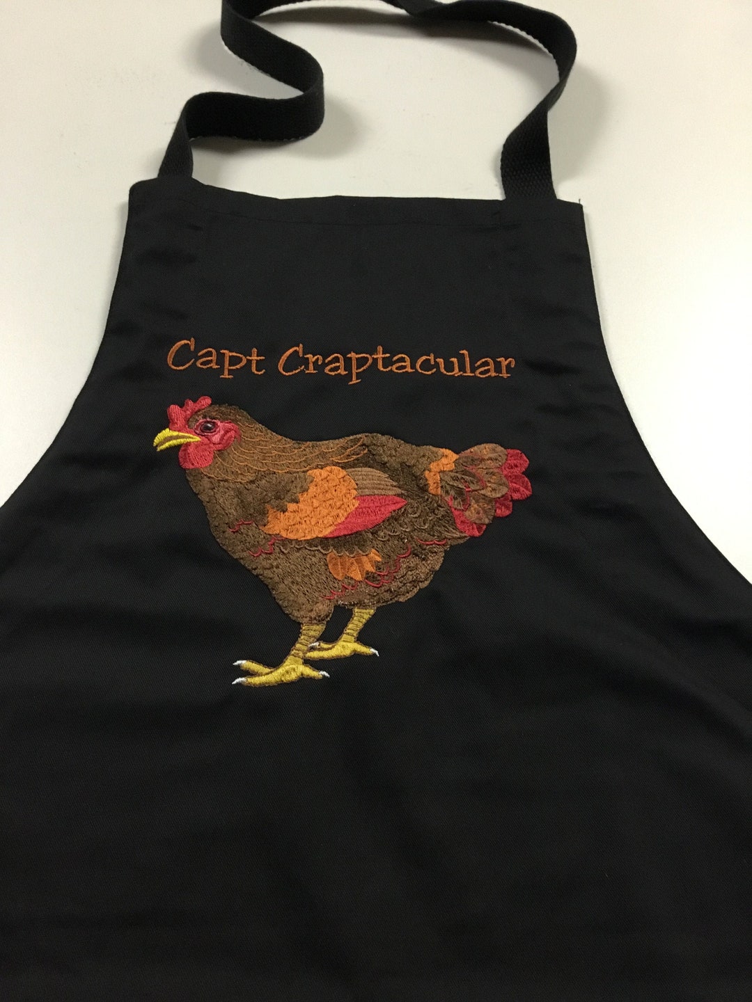 Personalized Embroidered Rooster Apron-mens Grilling-rooster Lover ...