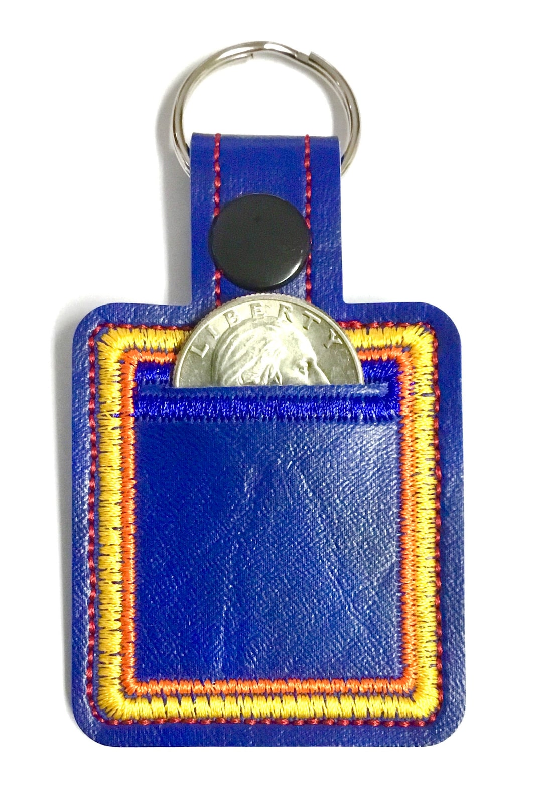 Aldi Quarter Holder Shopping Cart Keychain-plain No Design Key Fob ...