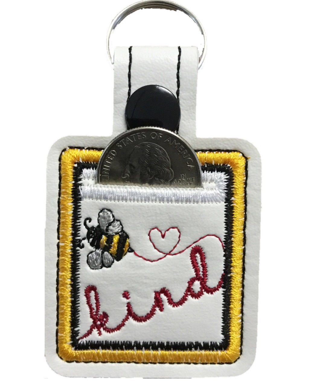 Quarter Keeper for Aldi Shopping Cart Handmade-keychain-key Fob Quarter ...