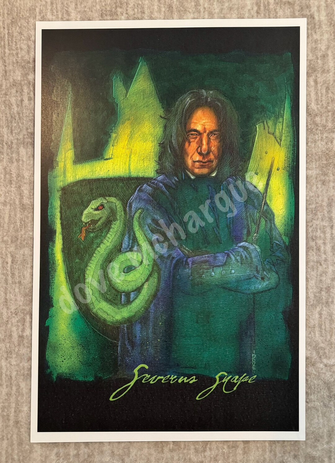 Harry Potter "severus Snape" 11" X 17" Print - Etsy