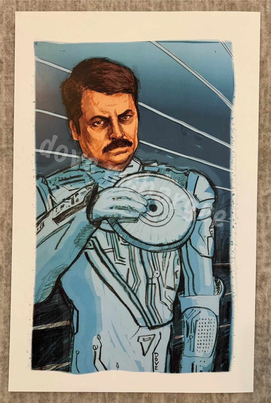 Ron Swanson 'i-ron Swanson Man' 11" X 17" Print - Etsy