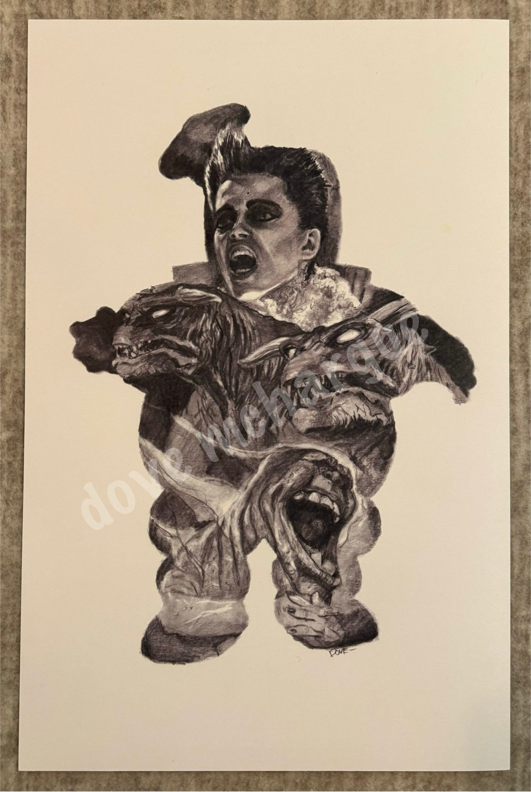 Ghostbusters 'villains' 11" X 17" Black and White Print - Etsy