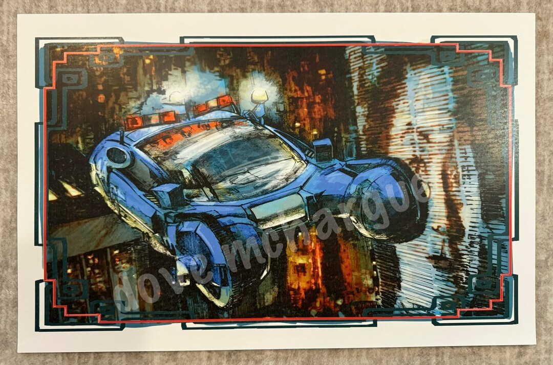 Blade Runner 'spinner' 11" X 17" Print - Etsy Australia