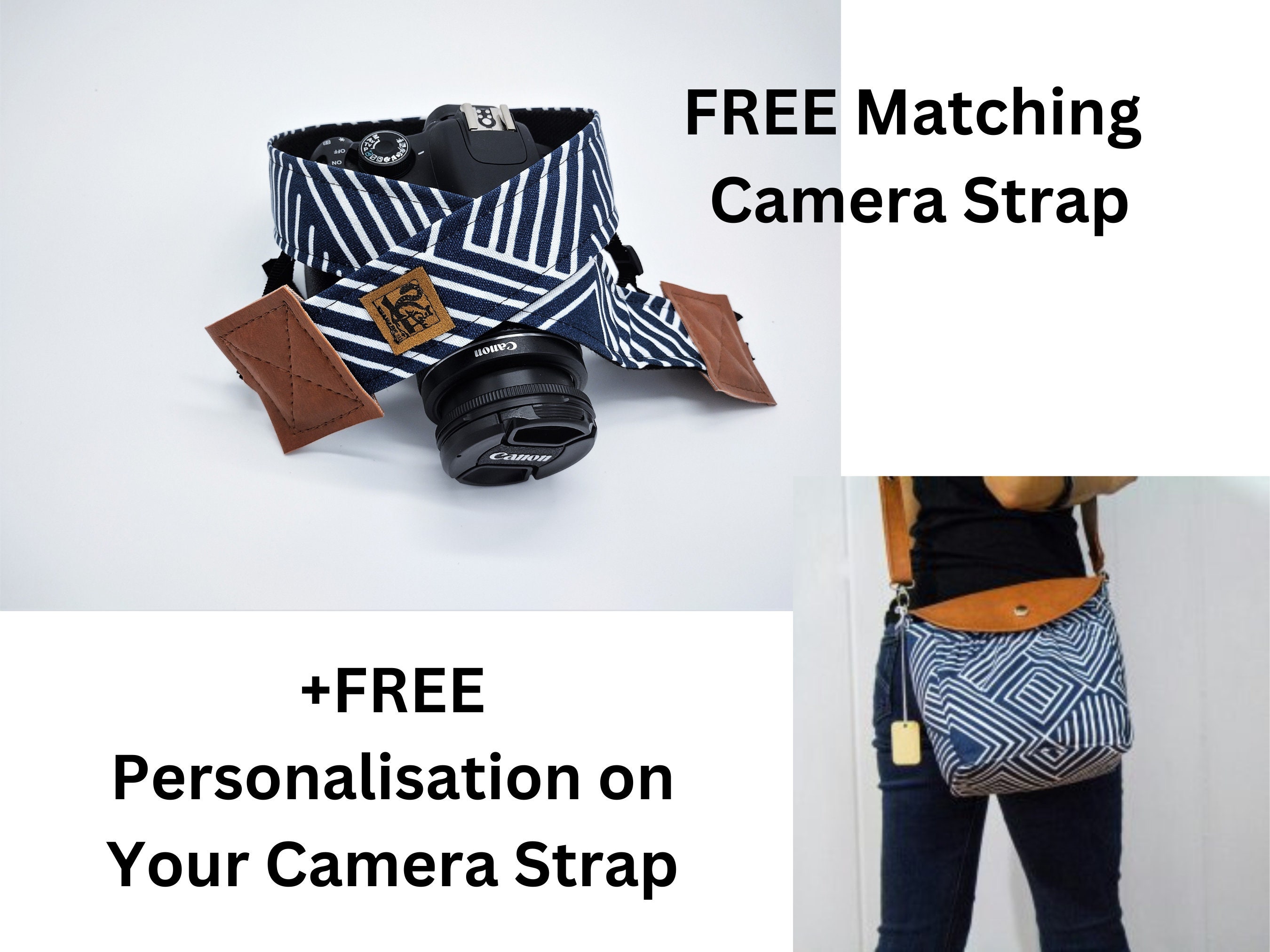 Cute SMALL Camera Bag for DSLR / Women Camera Bag With Leather Strap ...