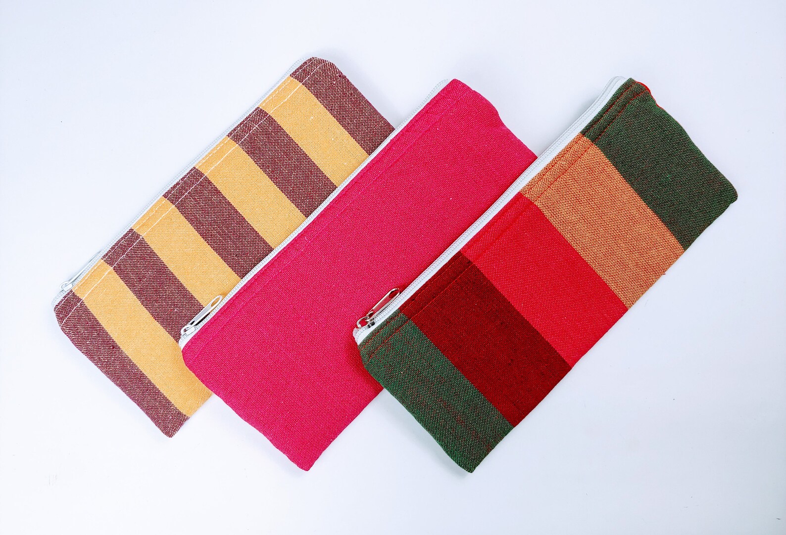 Pencil Case, Multi Colored Pencil Case, Hand Woven Pencil Case, Make up ...