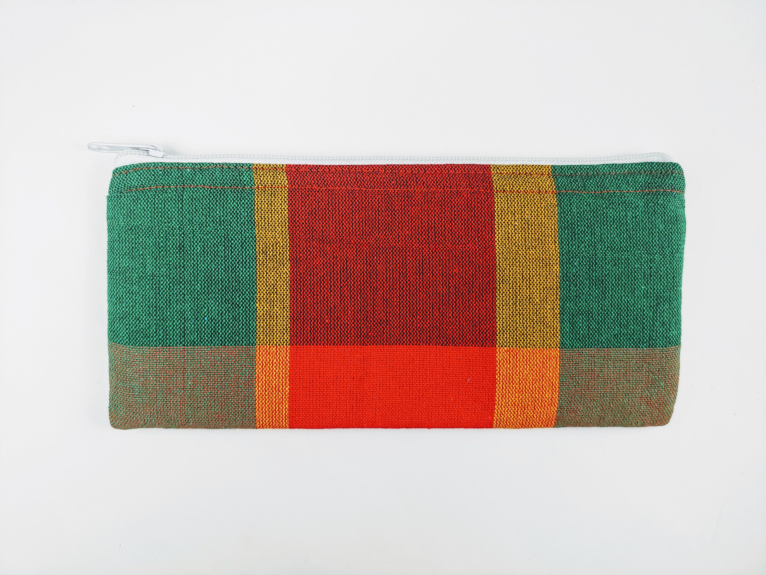 Hand Made Pencil Case, Make up Pouch, Pencil Case, Padded Purse, Zipper ...