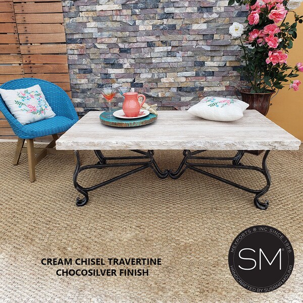 Travertine Coffee Table - Etsy