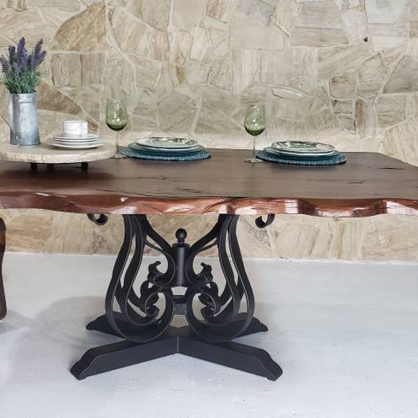 Live Edge Dining Table - Etsy