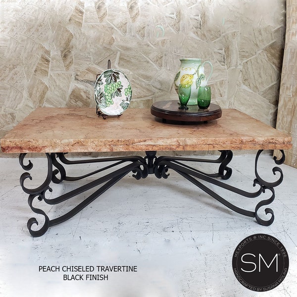 Travertine Rectangular Coffee Table - Etsy