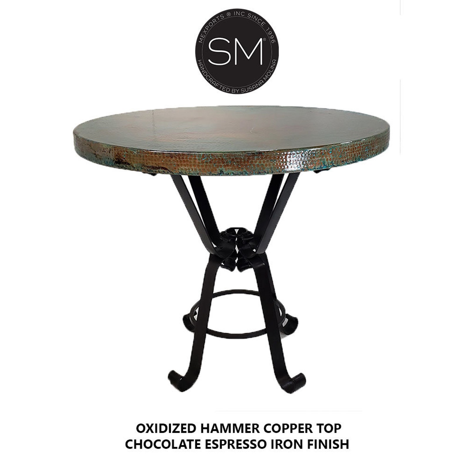 Copper Pub Table Table. Vintage Furniture Luxurious Natural - Etsy